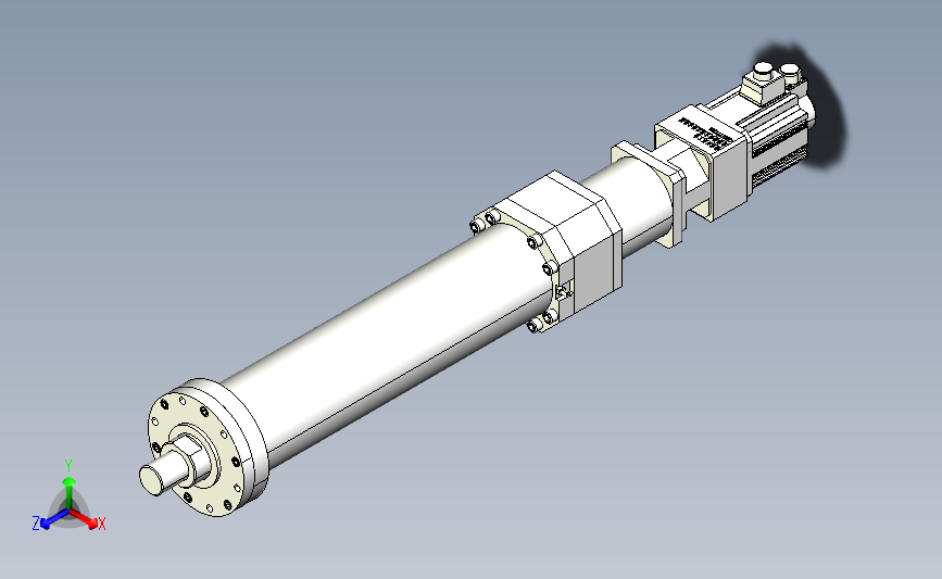 全套安装方式伺服电缸电动推杆伺服电动缸（适用负载5吨-10吨）[K160-10-50-D-C3]_STEP_模型图纸下载 – 懒石网