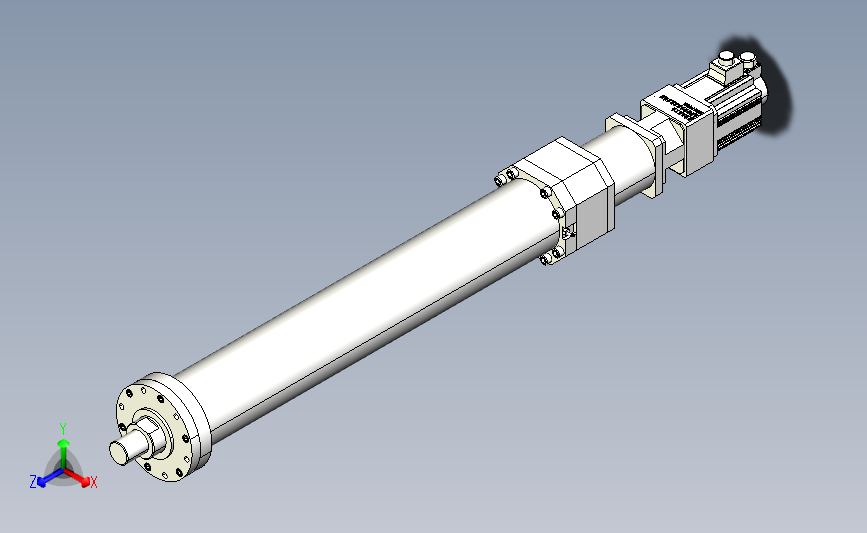 全套安装方式伺服电缸电动推杆伺服电动缸（适用负载5吨-10吨）[K160-10-900-D-C3]_STEP_模型图纸下载 – 懒石网