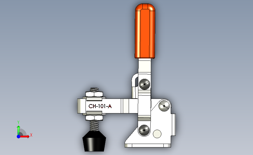 快速夹钳CH-101-A.IGS_IGES_模型图纸下载 – 懒石网
