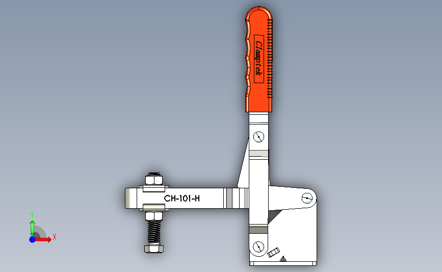 快速夹钳CH-101-H.IGS_IGES_模型图纸下载 – 懒石网