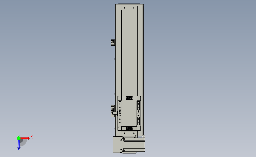 机械手（滑台模组）洁净式系列HBRC125B-UP-T400-L75-300-L3_STEP_模型图纸下载 – 懒石网