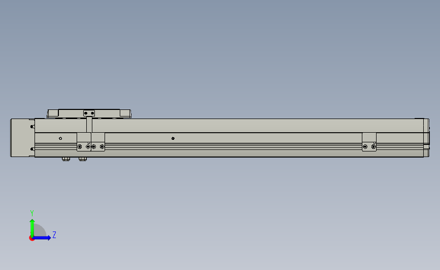 机械手（滑台模组）洁净式系列HBRC125-LP-T400-L10-500-L3_STEP_模型图纸下载 – 懒石网