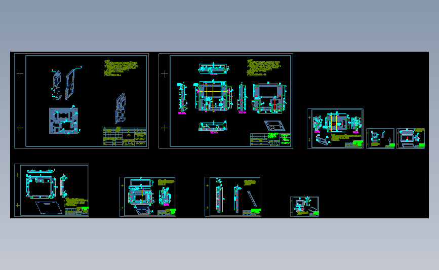 钣金加工图纸_模型下载 – 懒石网