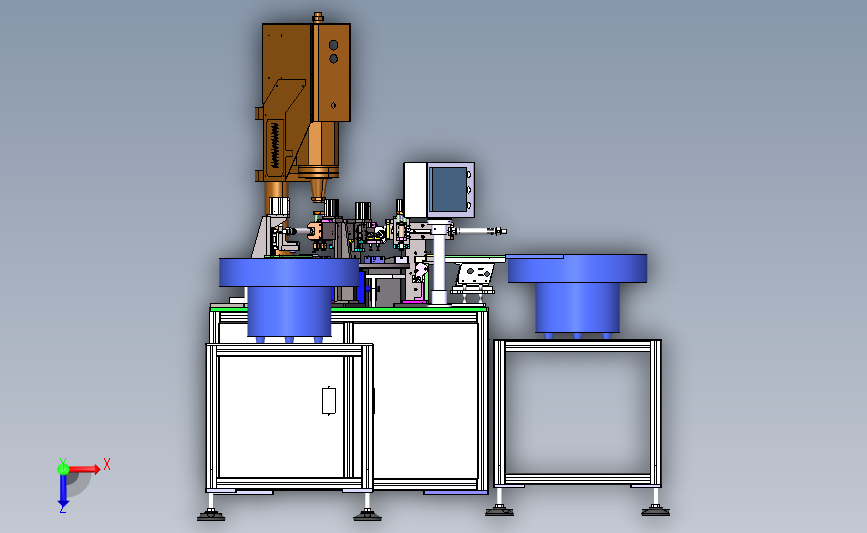 A39 自动化感应环组装机 Solidworks 2017 模型图纸下载 懒石网