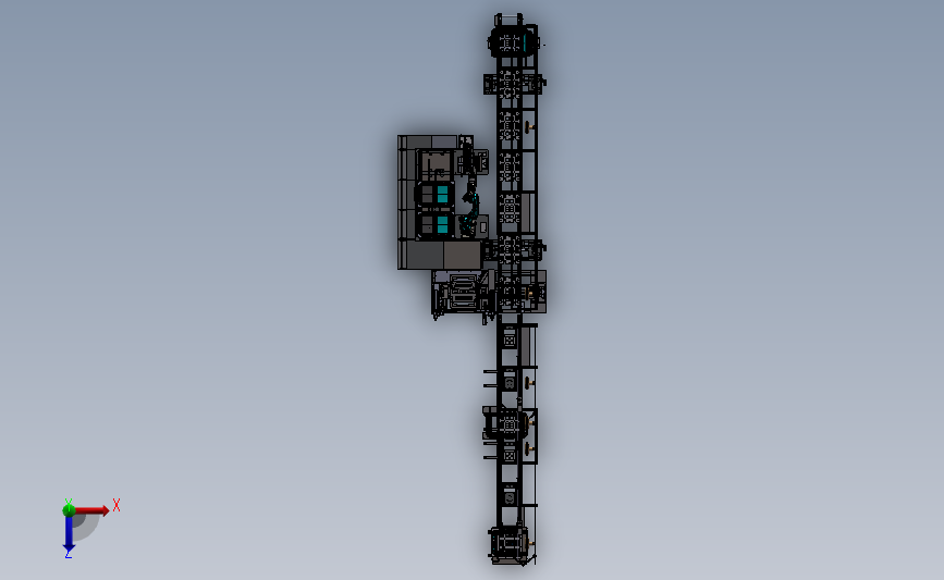 B14 全景天窗组装生产线(倍速链流线流转) Solidworks 2018 模型图纸下载 懒石网