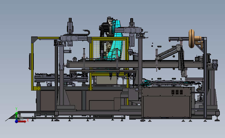 B14 全景天窗组装生产线(倍速链流线流转) Solidworks 2018 模型图纸下载 懒石网
