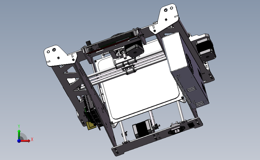 B27-RepRap Prusa i3 3D打印机_SOLIDWORKS 2015_模型图纸下载 – 懒石网