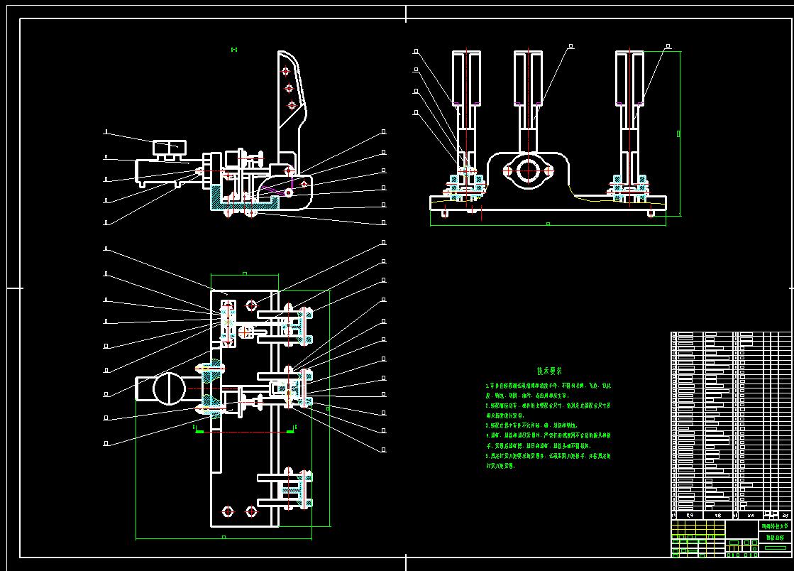 557大学生方程式赛车设计(制动与行走系统设计36张cad图)autocad 2004模型图纸下载 懒石网