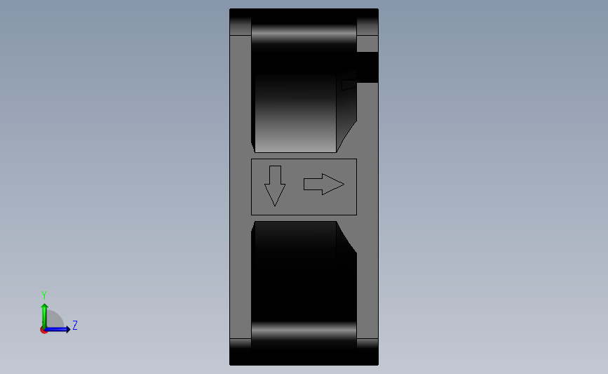 User Library-fan 60x60x25 mm风扇_SOLIDWORKS 2011_模型图纸下载 – 懒石网