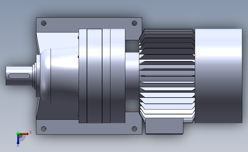 XWD[X9]减速机_SOLIDWORKS 2011_模型图纸下载 – 懒石网