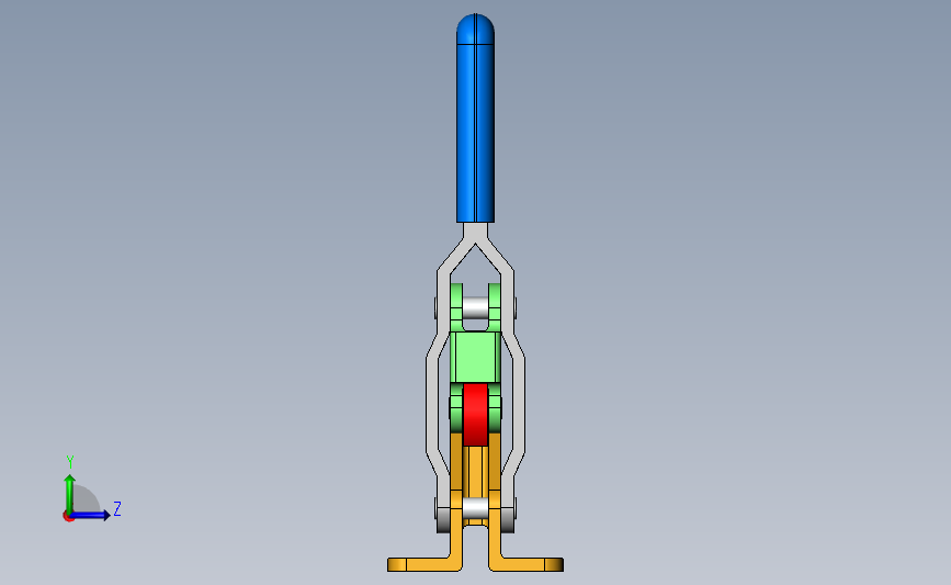 连杆拉扣，夹钳锁扣SW3dPS-70350_SOLIDWORKS 2011_模型图纸下载 – 懒石网
