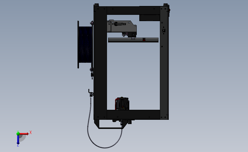 EM One + 1.33D打印机_SOLIDWORKS 2012_模型图纸下载 – 懒石网
