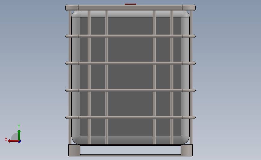 IBC储罐 1000 升_SOLIDWORKS 2020_模型图纸下载 – 懒石网
