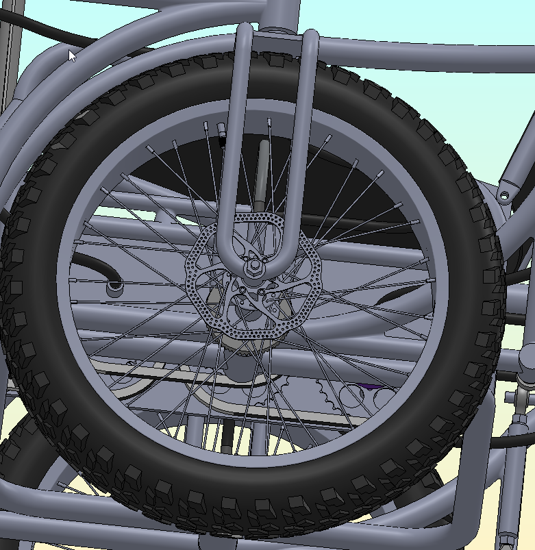 6轮驱动4轮转向轮椅 Solidworks 2019 模型图纸下载 懒石网