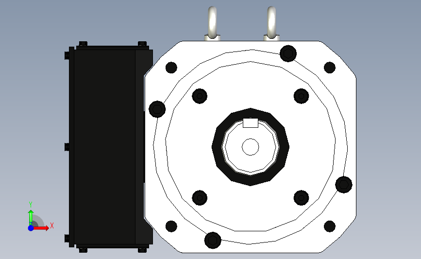 SGMVV-3Z__B6E电机_ _模型图纸下载 – 懒石网