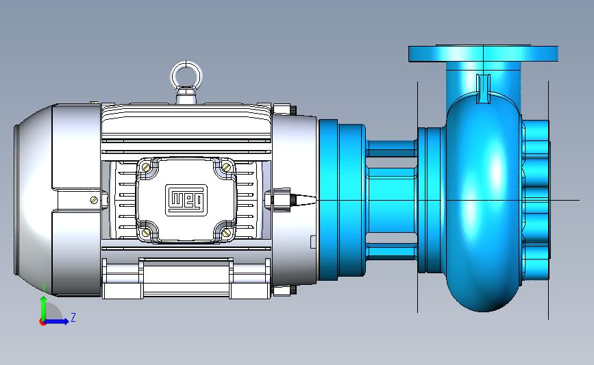 离心泵纸_IGES_模型图纸下载 – 懒石网