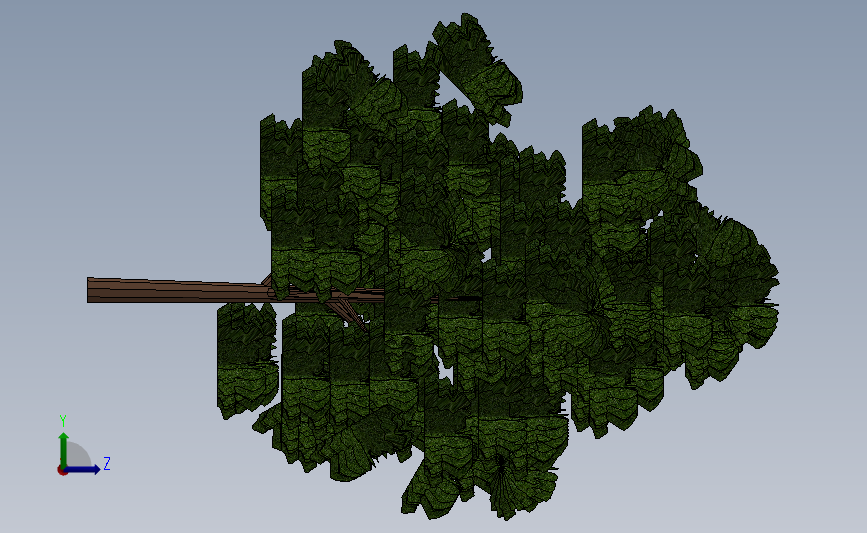 树_SOLIDWORKS 2012_模型图纸下载 – 懒石网