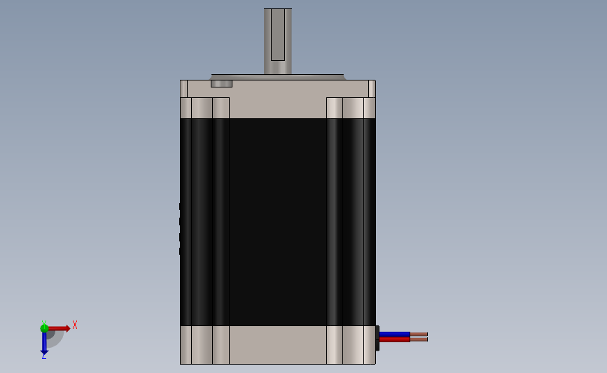 Nema 23 步进电机_SOLIDWORKS 2014_模型图纸下载 – 懒石网