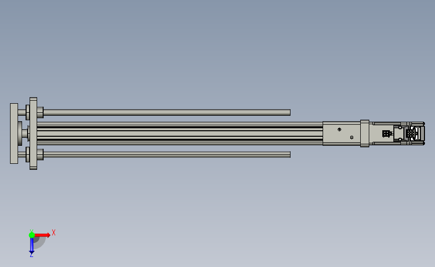 伺服电缸SOE25-L02-C-S400-D-FG-P10-D3_STEP_模型图纸下载 – 懒石网