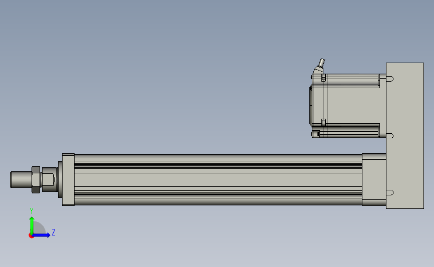 伺服电缸SOE50-L10-C-S250-P-FA-A-P75-D3_STEP_模型图纸下载 – 懒石网