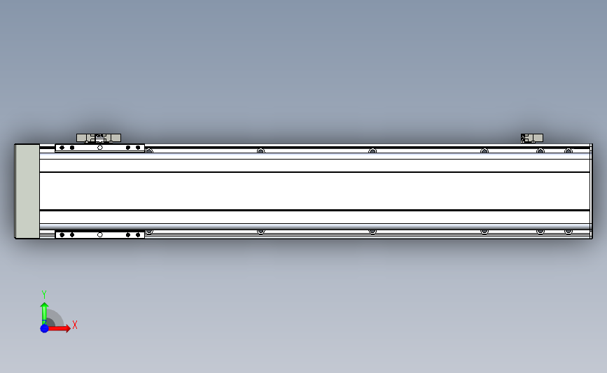 丝杆滑台-半封闭EH17-LX-C-S750-BD-P75-D3_STEP_模型图纸下载 – 懒石网
