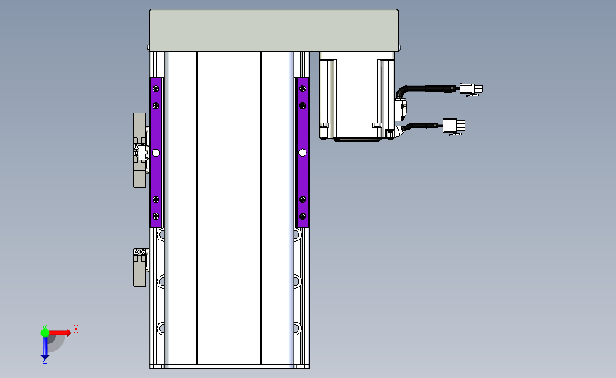 丝杆滑台-半封闭EH17-Lxx-C-S100-BR-P75-D3_STEP_模型图纸下载 – 懒石网