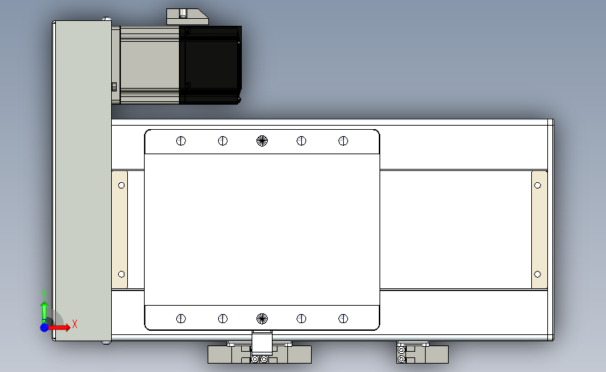 丝杠滑台-全封闭EC17-Lx-C-S100-BR-P40-D3_STEP_模型图纸下载 – 懒石网