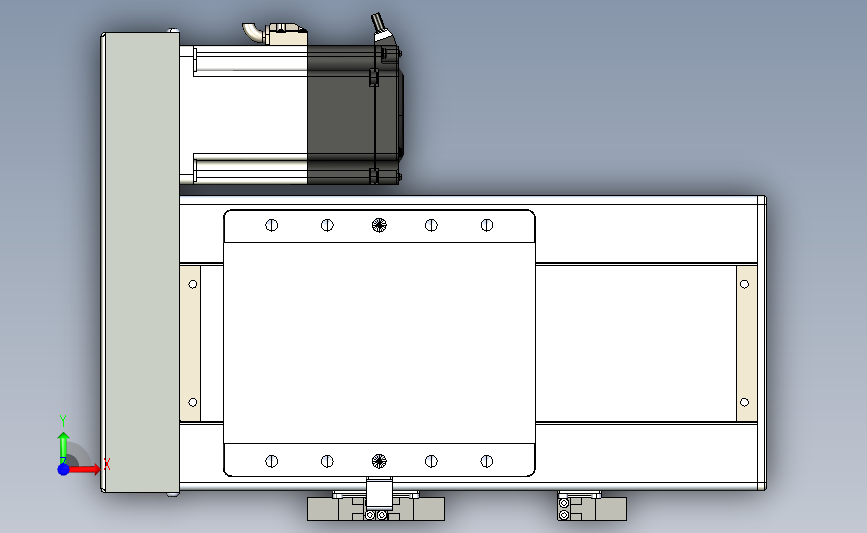 丝杠滑台-全封闭EC17-Lx-C-S100-BR-P75-D3_STEP_模型图纸下载 – 懒石网