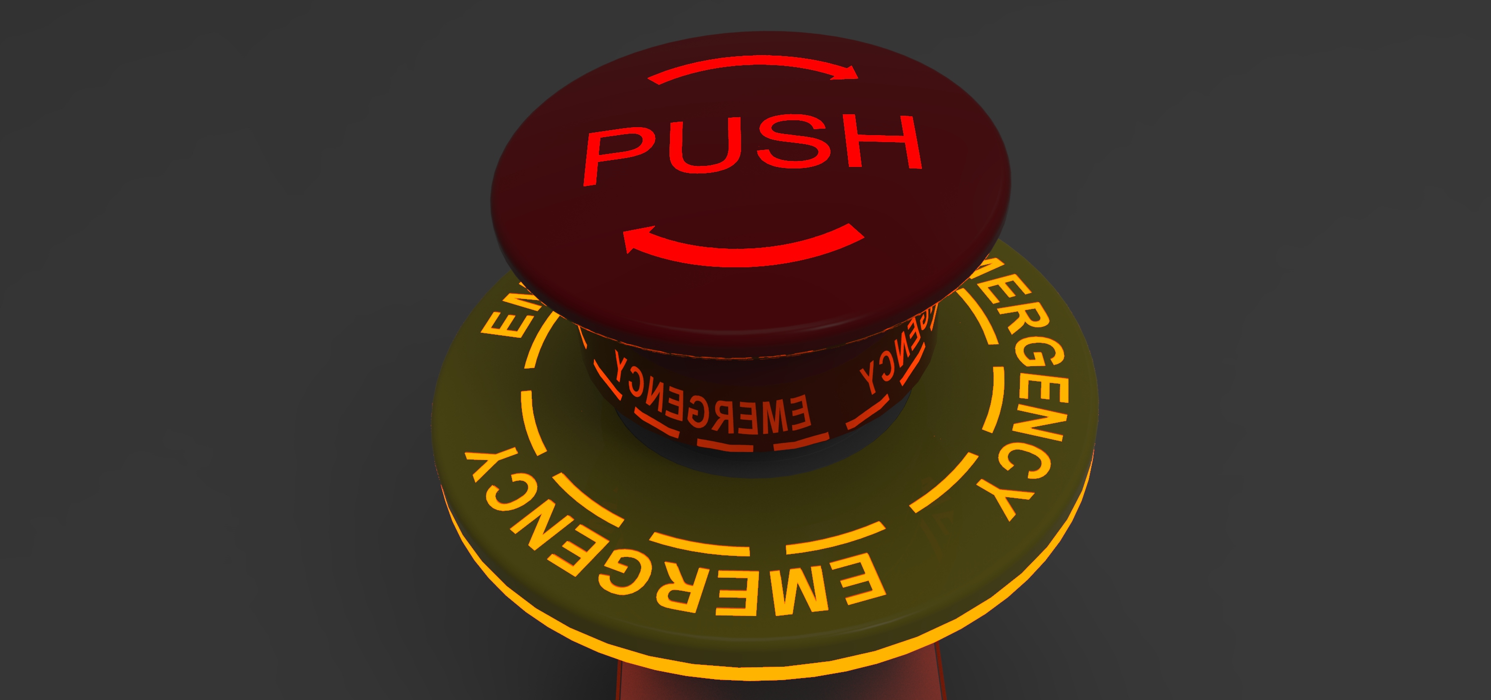 紧急停止按钮 - 内置灯_SOLIDWORKS 2016_模型图纸下载 – 懒石网