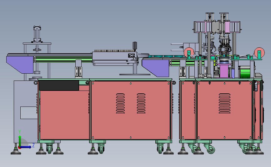 铝箔杯包装线 成型包装生产线 3d模型图纸 Solidworks设计 Solidworks 2010 模型图纸下载 懒石网