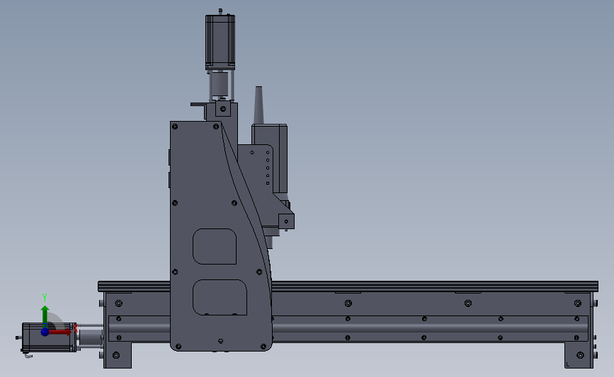A15 CNC三轴雕刻机_SOLIDWORKS 2010_模型图纸下载 – 懒石网