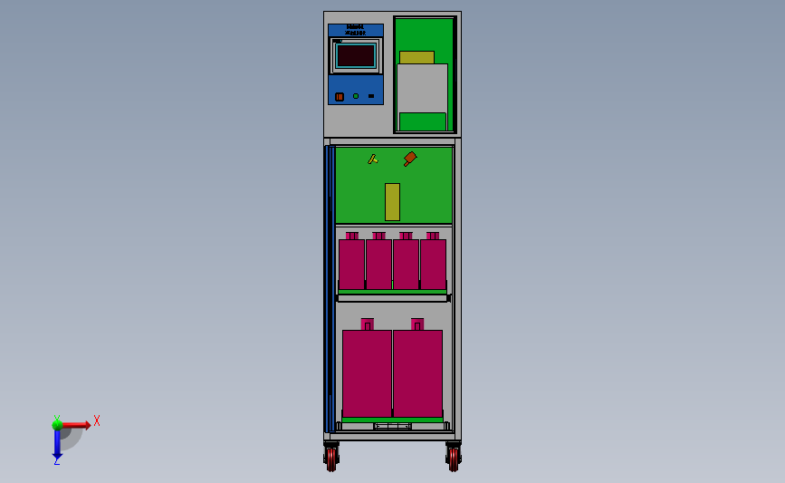 XRF在线分析仪_SOLIDWORKS 2016_模型图纸下载 – 懒石网