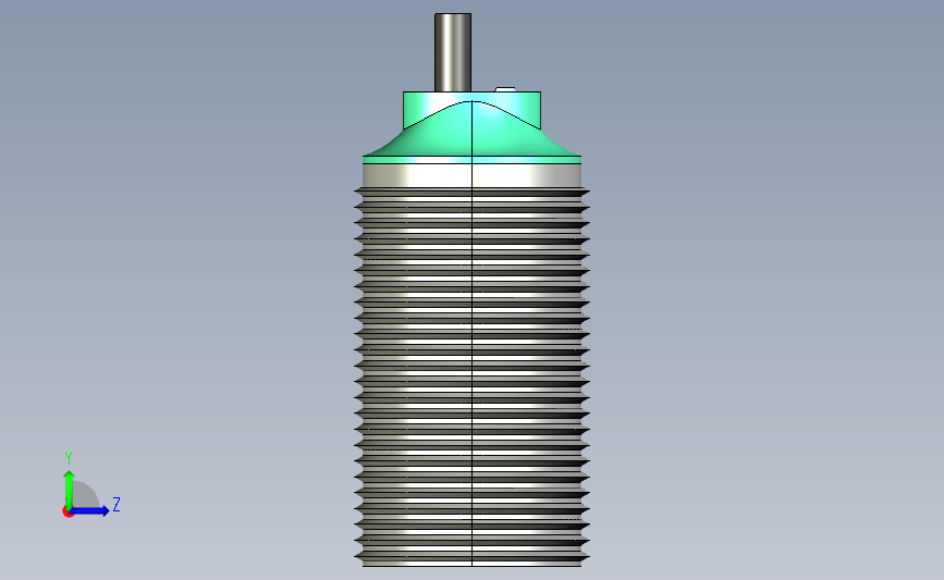 电感式传感器 NBB15-30GM50-E2_STEP_模型图纸下载 – 懒石网
