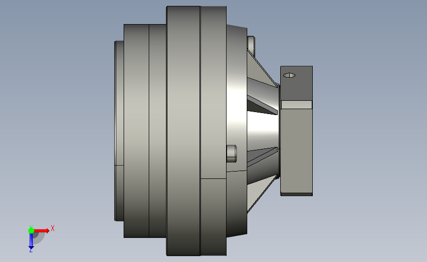 RV减速器常规产品外形图ZD-35BX- -REA2-A-B-14X30-5070M4-3101#60框_STEP_模型图纸下载 – 懒石网