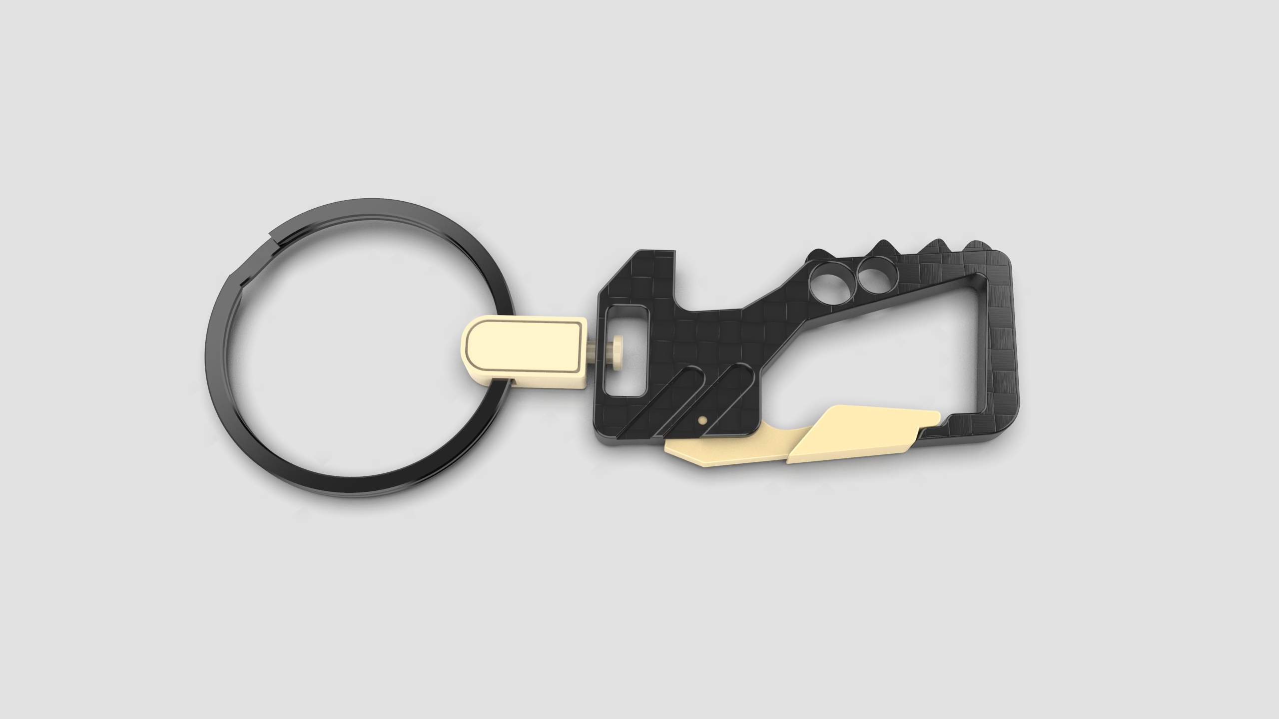 时尚钥匙链_SOLIDWORKS 2015_模型图纸下载 – 懒石网