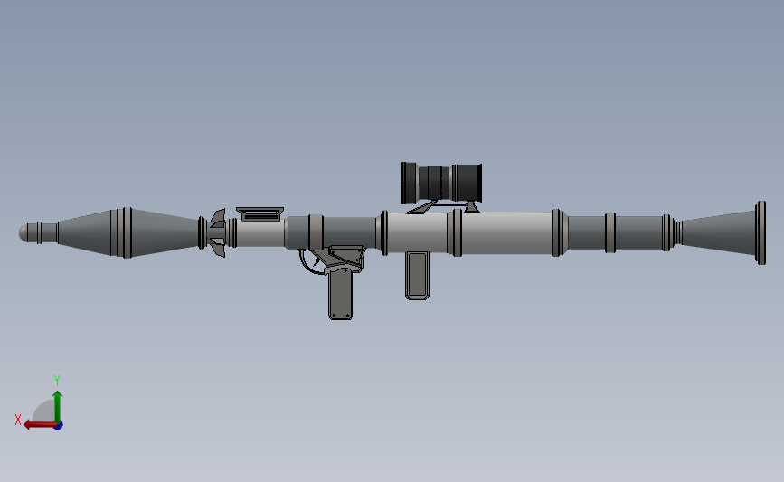 RPG-7_SOLIDWORKS 2012_模型图纸下载 – 懒石网