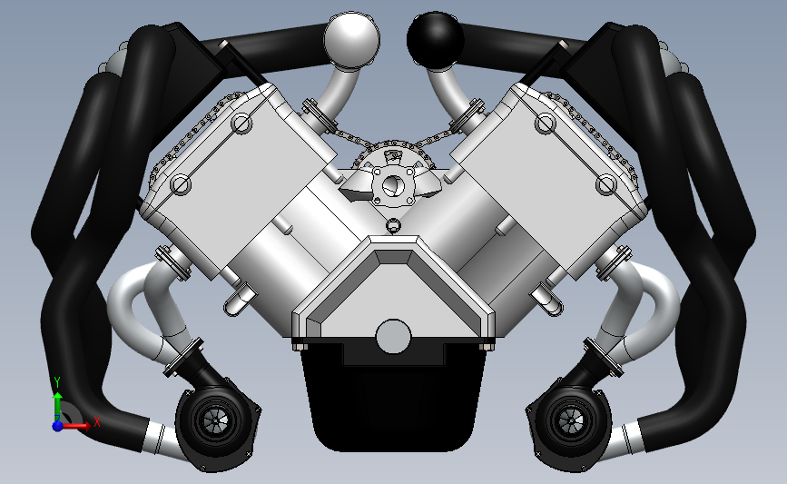 布加迪威龙W16发动机图纸发动机_SOLIDWORKS 2013_模型图纸下载 – 懒石网