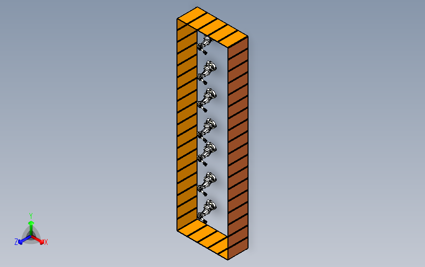 机器人防护围栏三维设计_Parasolid_模型图纸下载 – 懒石网