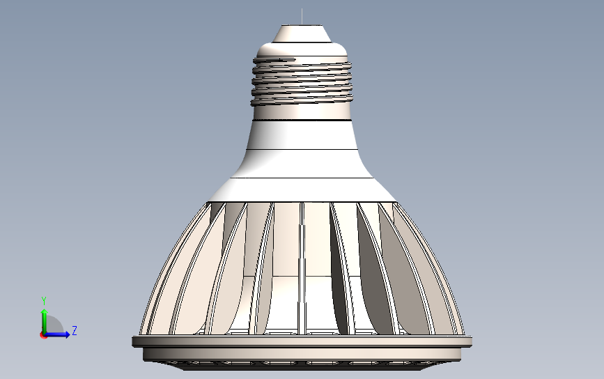 13W LED射灯_SOLIDWORKS 2016_模型图纸下载 – 懒石网
