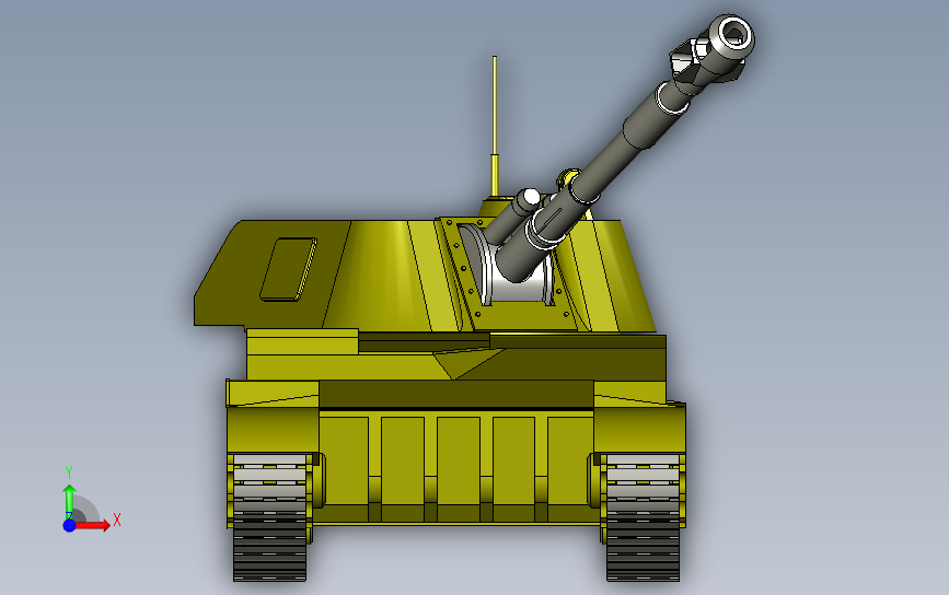 SPG-2S3金合欢（外形简化模型)_Parasolid _模型图纸下载 – 懒石网