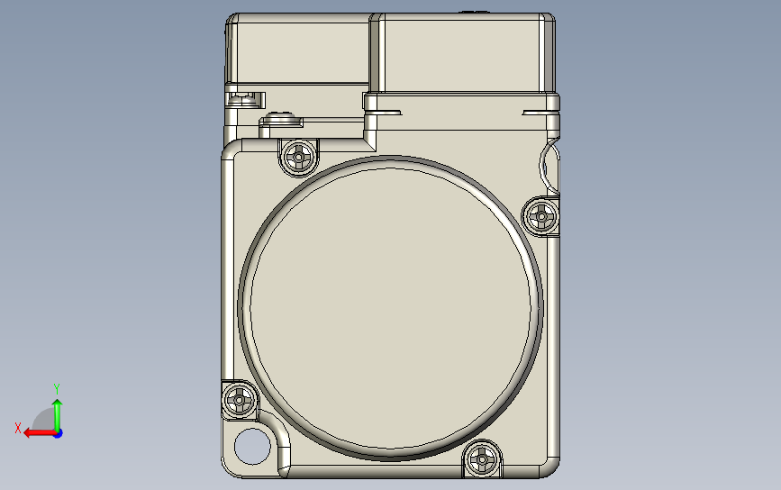 X2MH015A-B2C（连接器型）伺服电机_STEP_模型图纸下载 – 懒石网