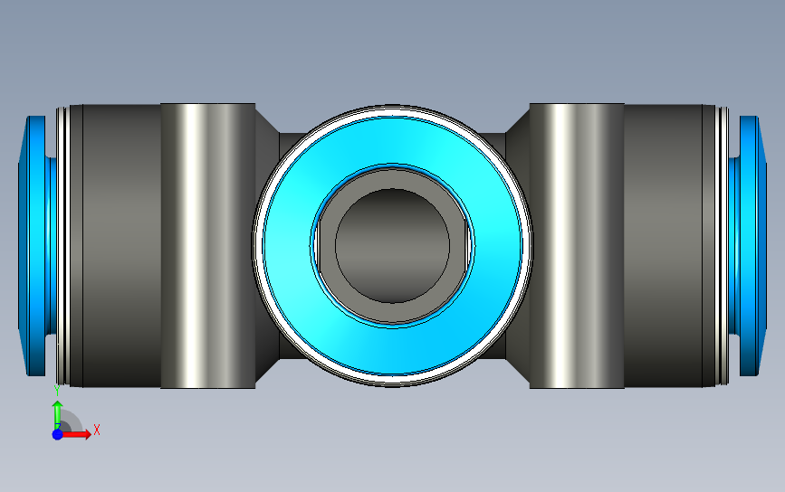 多款QST_T快插接头系列_STEP_模型图纸下载 – 懒石网