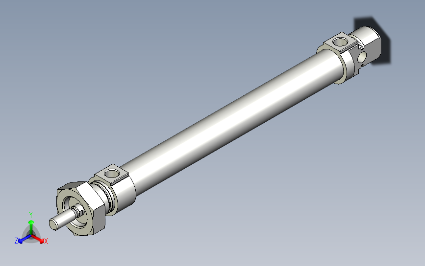 圆形气缸DSNU-20-150-P-A---_0__STEP_模型图纸下载 – 懒石网