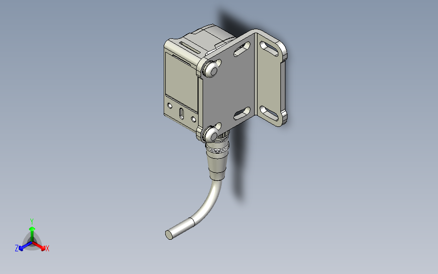 图像识别传感器IV-HG150MA_IV-GD10_OP-87908_STEP_模型图纸下载 – 懒石网