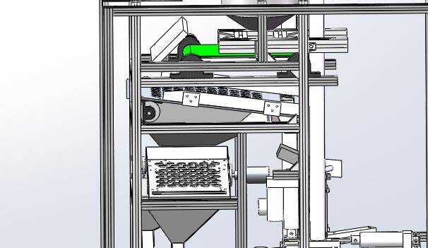 硬币自动分拣计数包装一体机 Solidworks 2014 模型图纸下载 懒石网