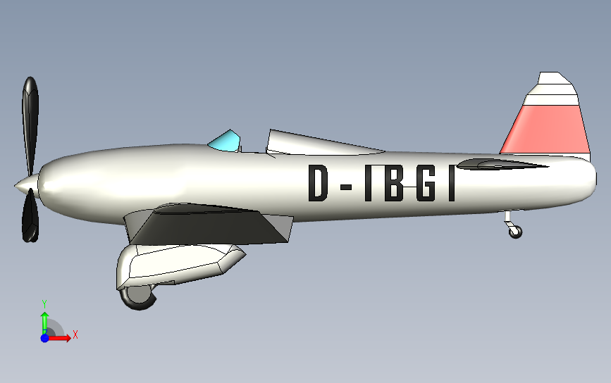 hamburger-flugzeugbau-ha-137-v5_STEP_模型图纸下载 – 懒石网