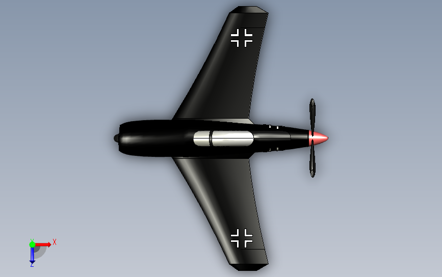 messerschmitt-me-334_STEP_模型图纸下载 – 懒石网