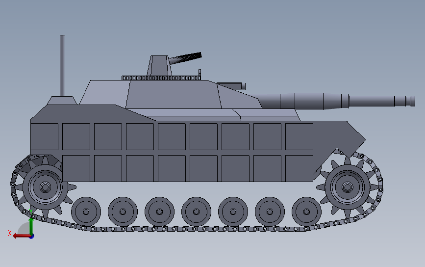 tiger-tank_SOLIDWORKS 2020_模型图纸下载 – 懒石网