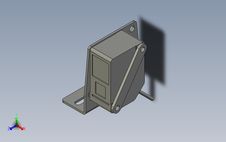 RGB颜色传感器CZ-H52系列_STEP_模型图纸下载 – 懒石网