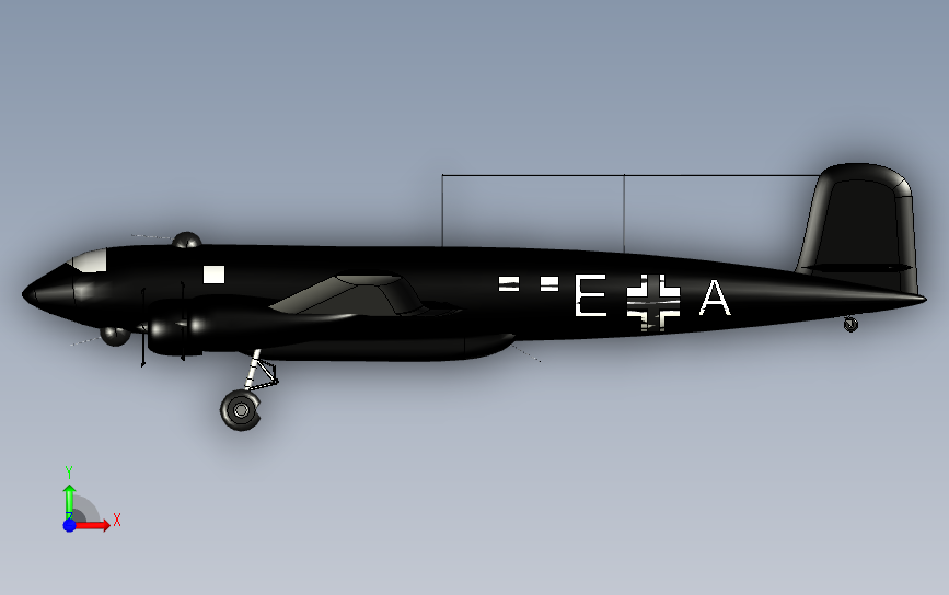 focke-wulf-fw-200-condor_STEP_模型图纸下载 – 懒石网